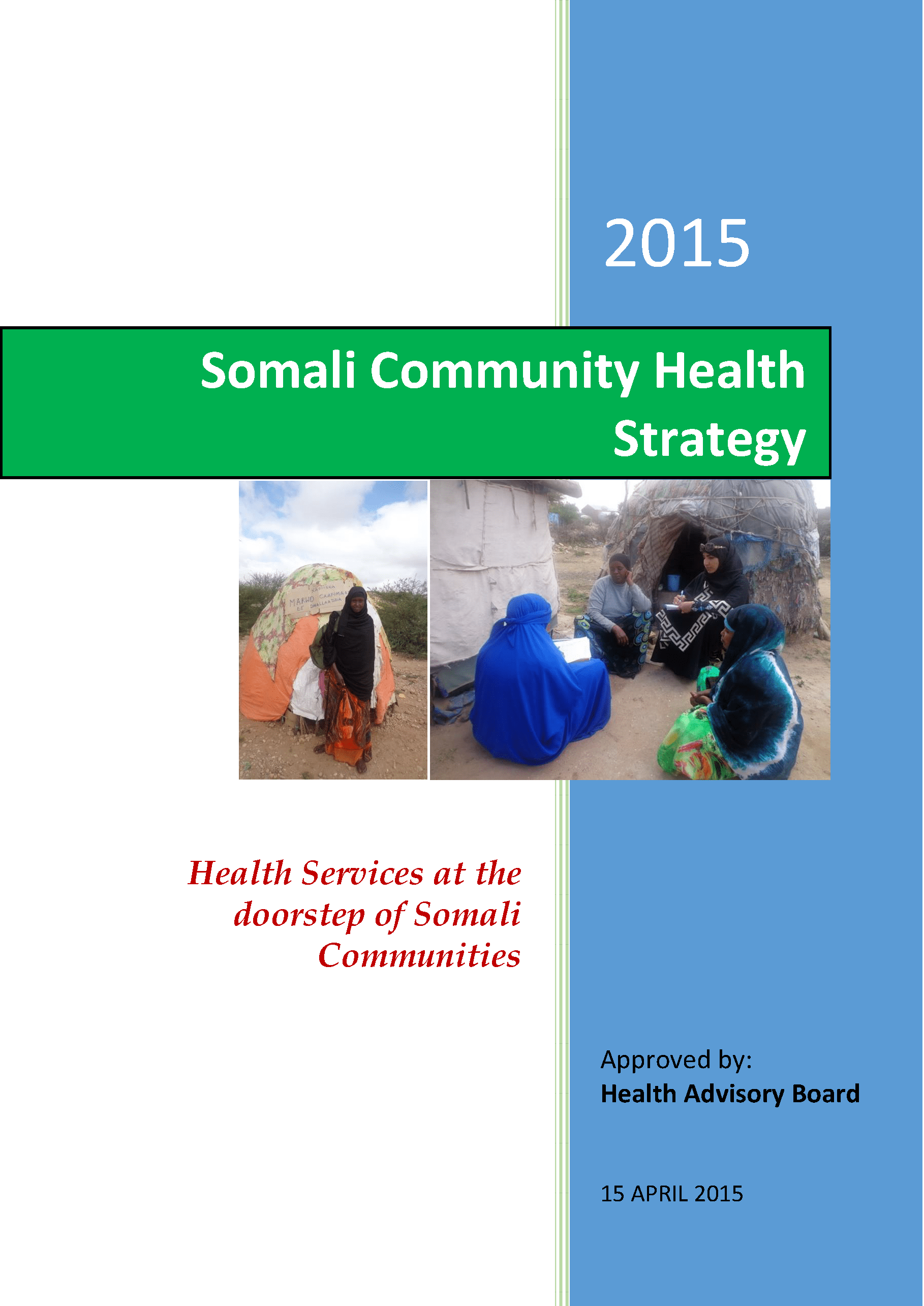 Somali Community Health Strategy › National Institute of Health - Somalia